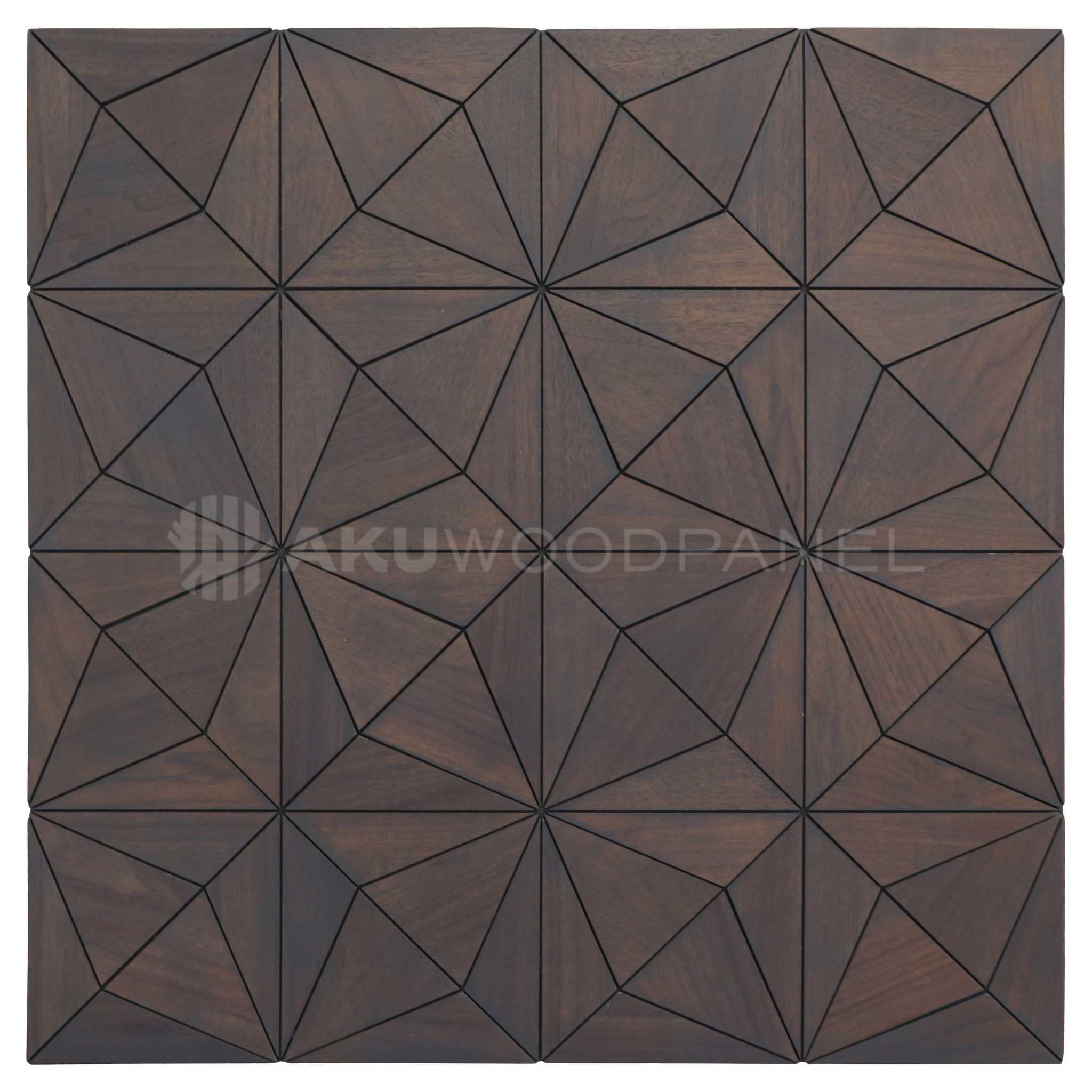 Sample - Decorative Wall Panel | Nolan - Rose Black | American walnut
