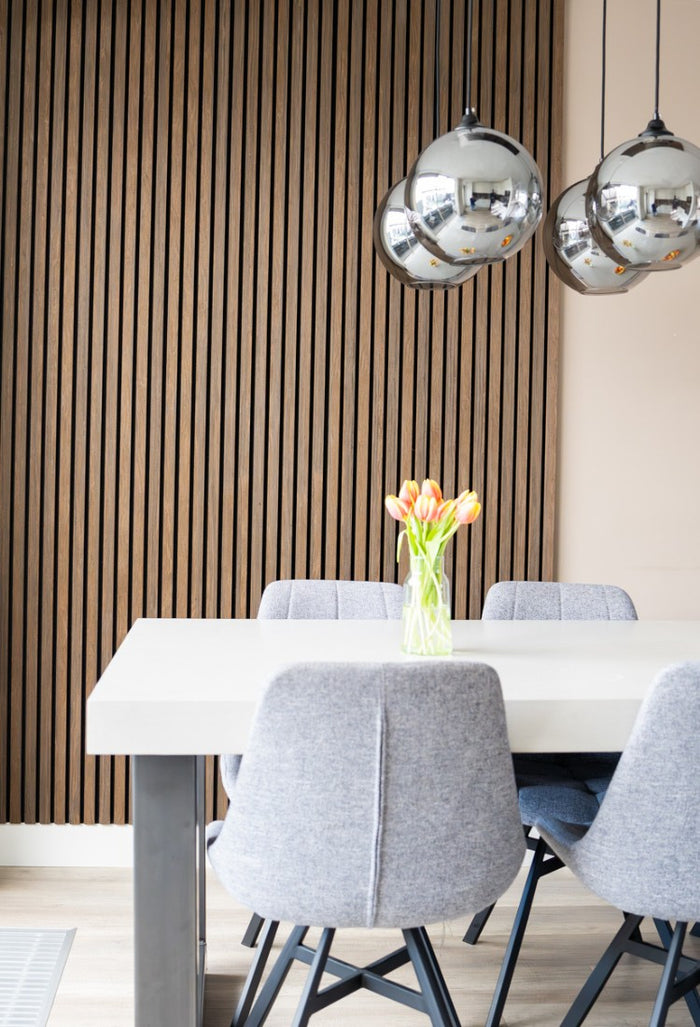 Premium Acoustic Wooden Slat Wall Panels | 3-sided | Aku Woodpanel