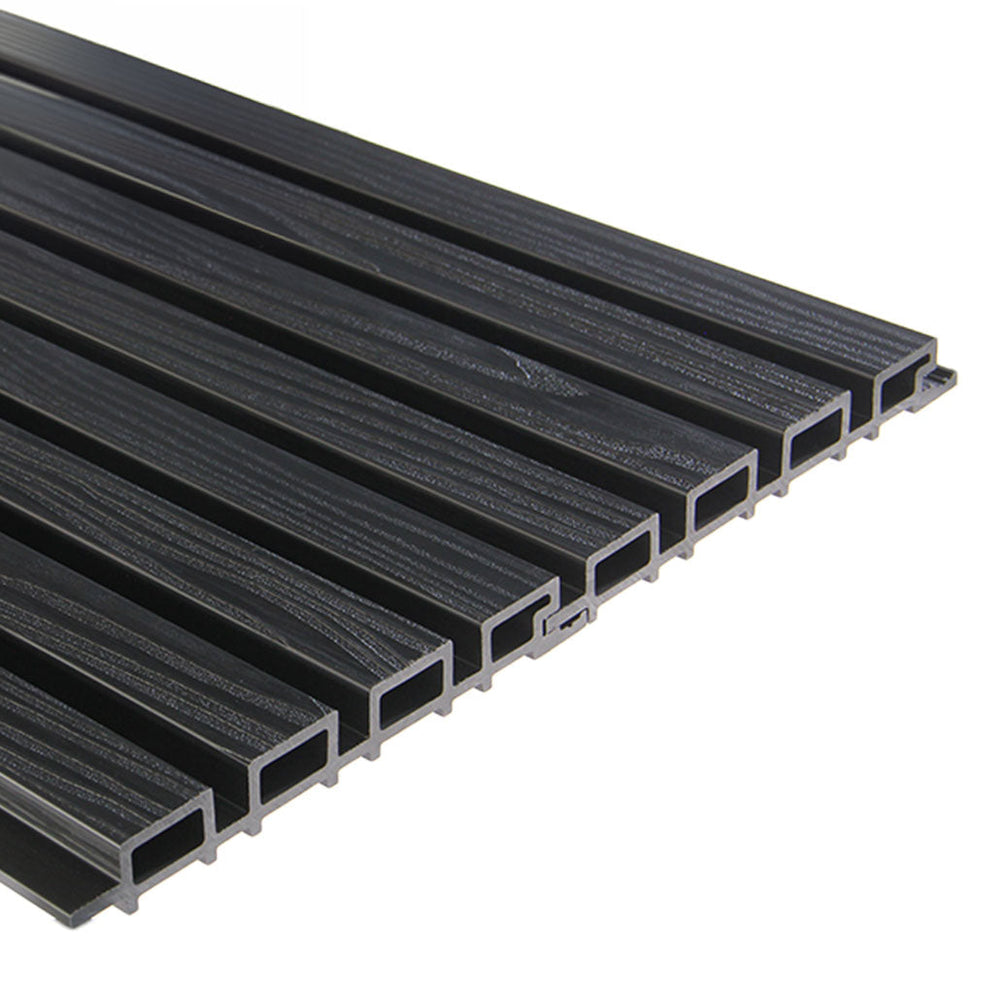 Exterior Wall Cladding Panel Black 290CM | Garden | 3D Wood Grain