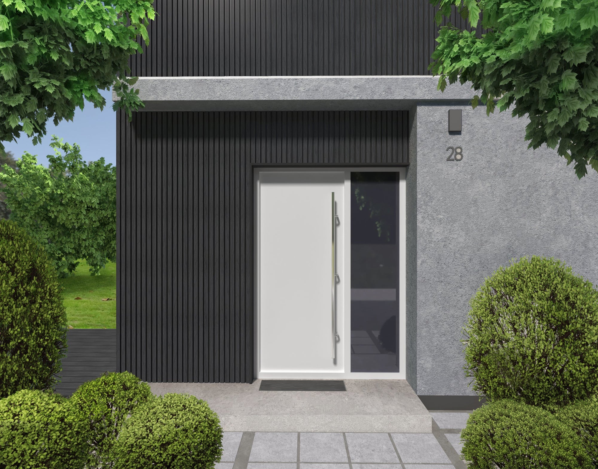 Black Exterior Wall Cladding Panel UK | 290cm Composite